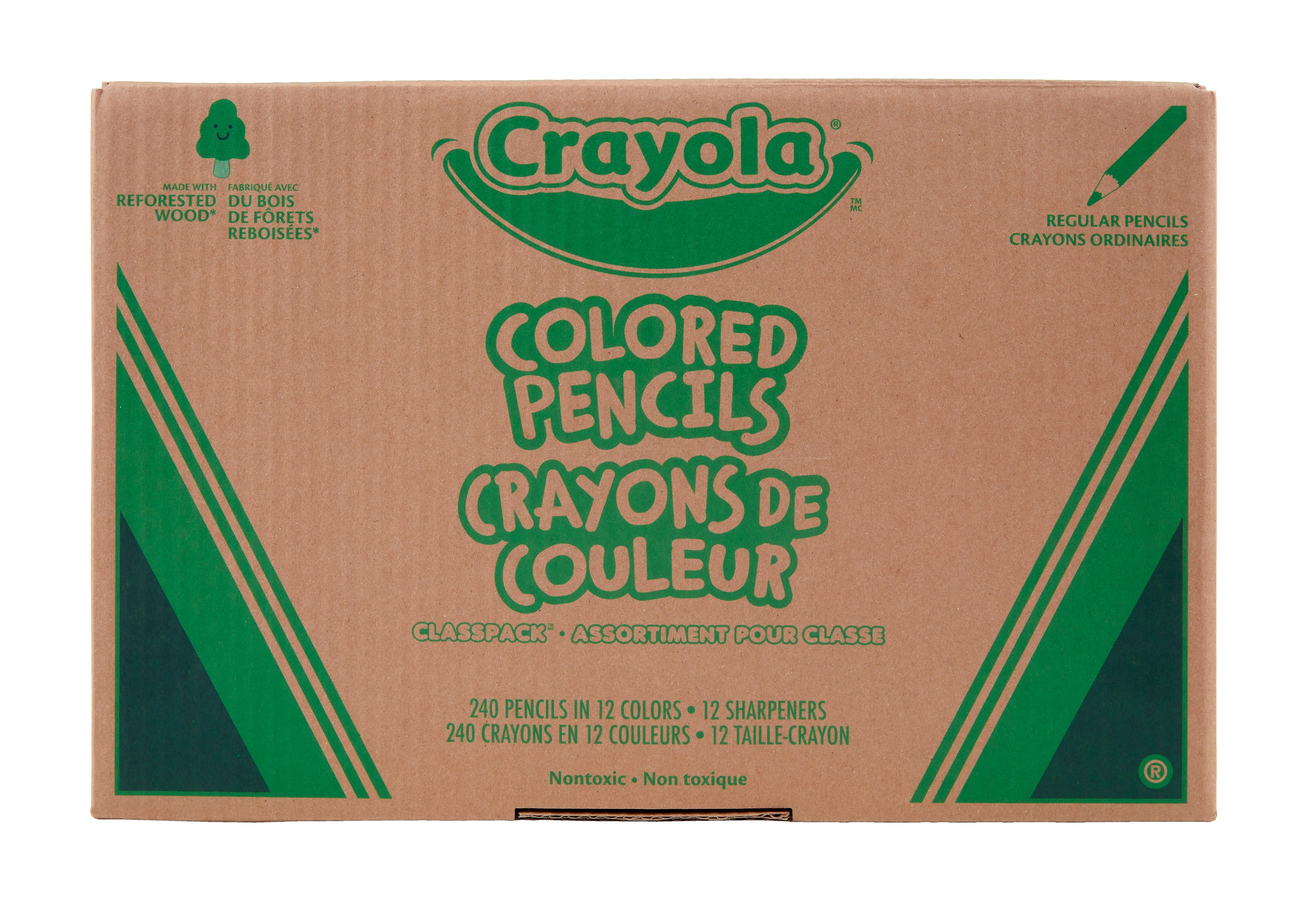 Crayola Classpack Kids' Colored Pencils, Assorted Colors, 240/Carton ...