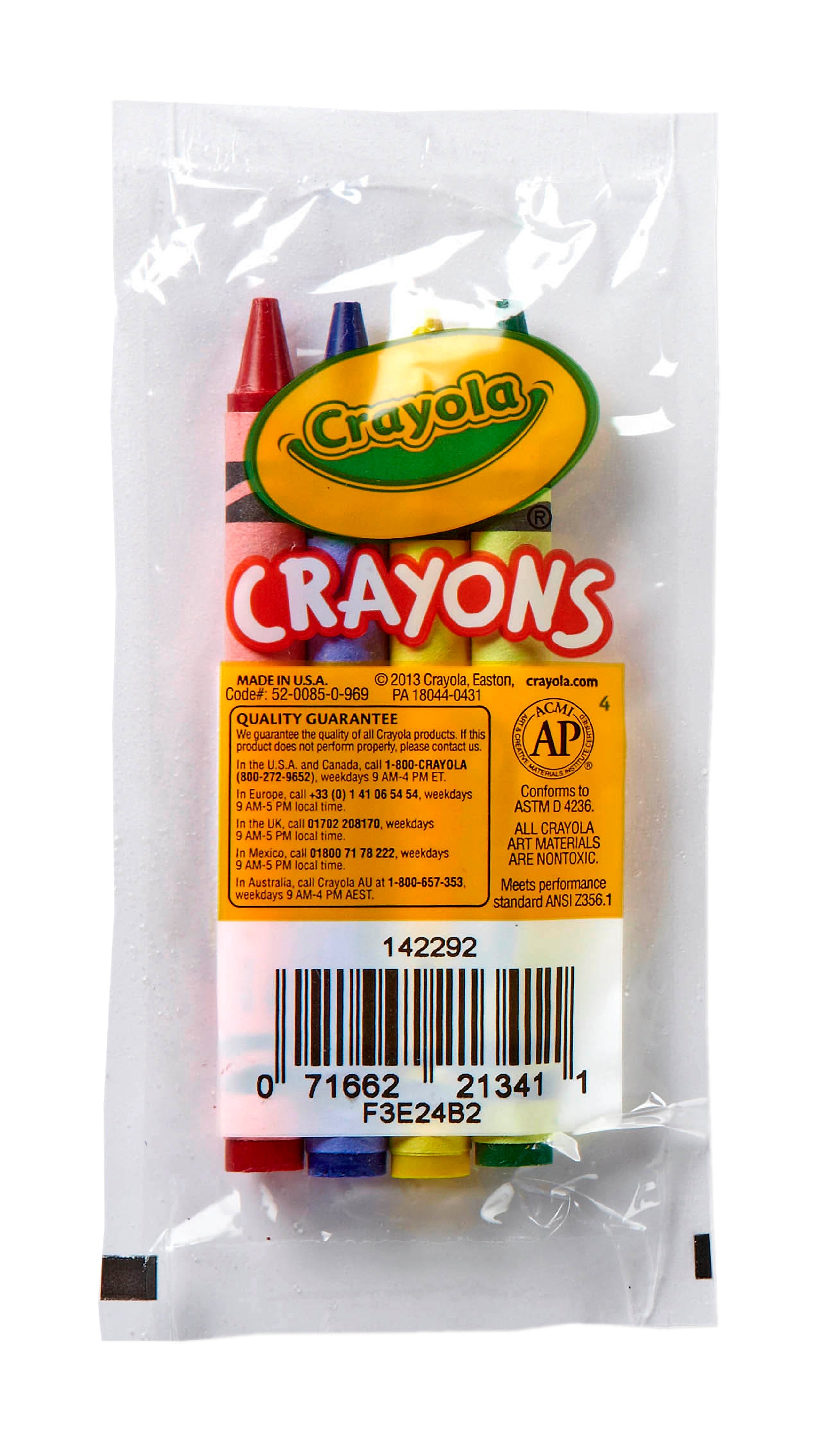 Crayola Crayons, 4/Pack, 360 Packs/Carton – Personal Touch Cleaning and ...