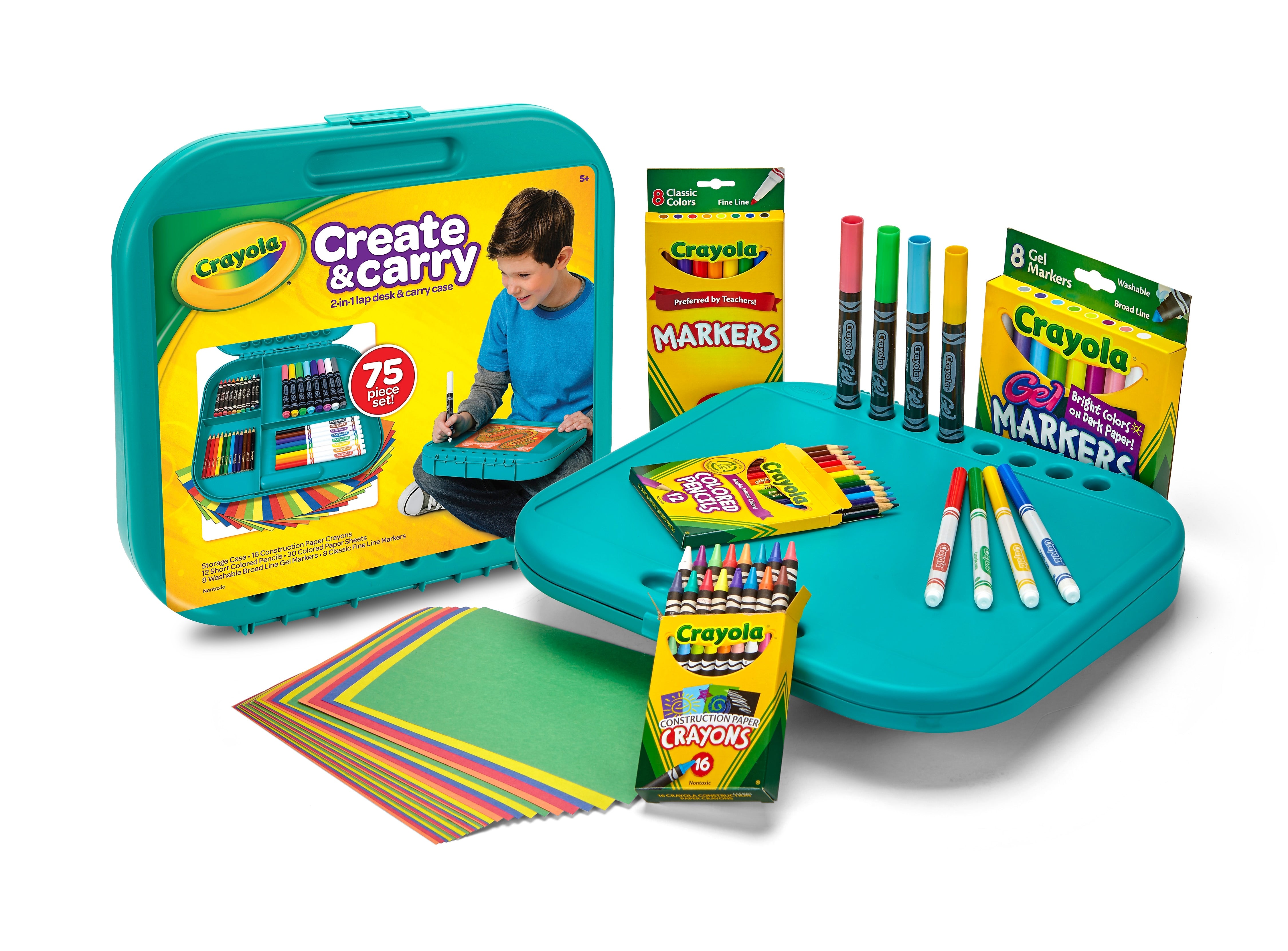 CrayolaCreate N' Carry 75-Piece Case – Personal Touch Cleaning and ...