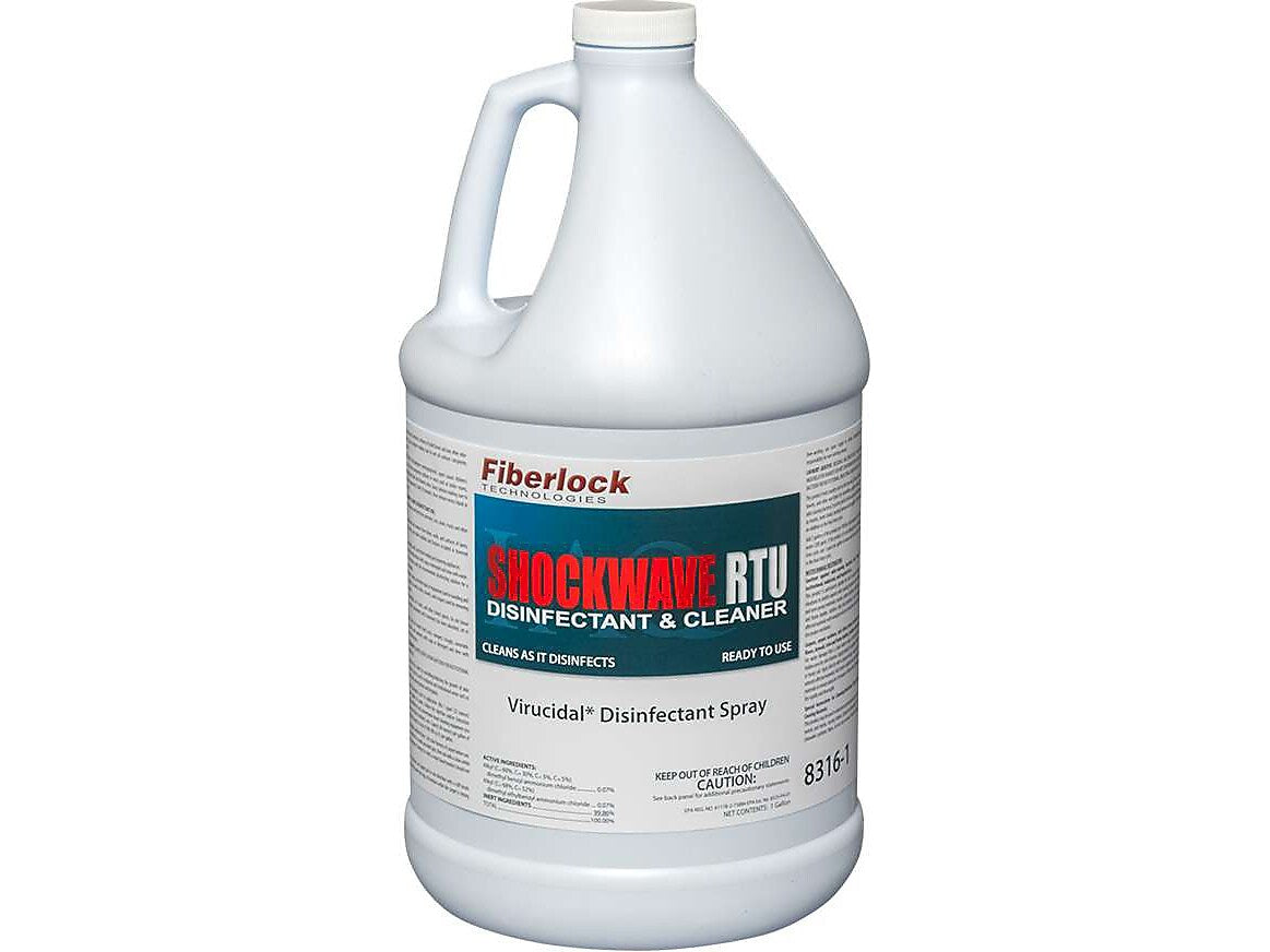 Fiberlock ShockWave RTU Disinfectant, 128 oz. – Personal Touch Cleaning ...