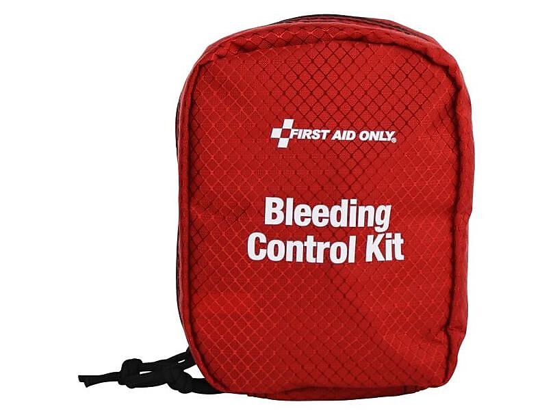 First Aid Only 7-Piece Bleeding Control Kit, California AB2260, Fabric ...