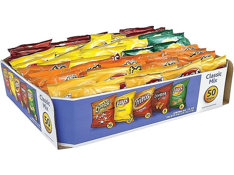 Frito Lay Variety Corn Chips, 1 oz., 50 Bags/Pack – Personal Touch ...