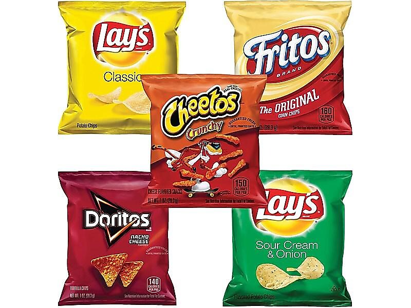 Frito Lay Variety Corn Chips, 1 oz., 50 Bags/Pack – Personal Touch ...