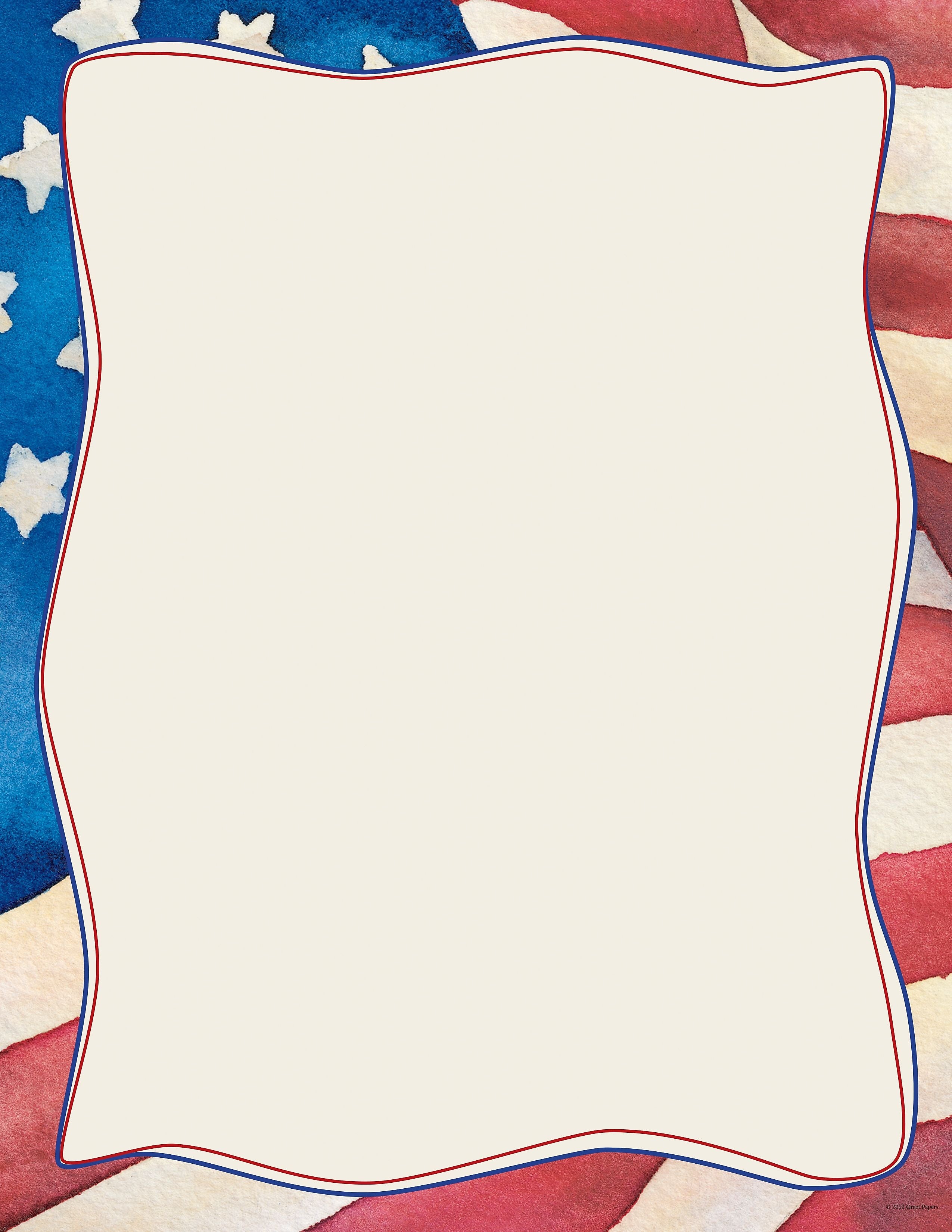 Great Papers® Patriotic Letterhead, 80/Pack – Personal Touch Cleaning ...