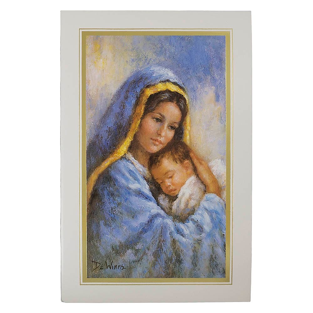 JAM Paper® Christmas Cards Set, Modern Virgin Mary, 10/Pack – Personal ...