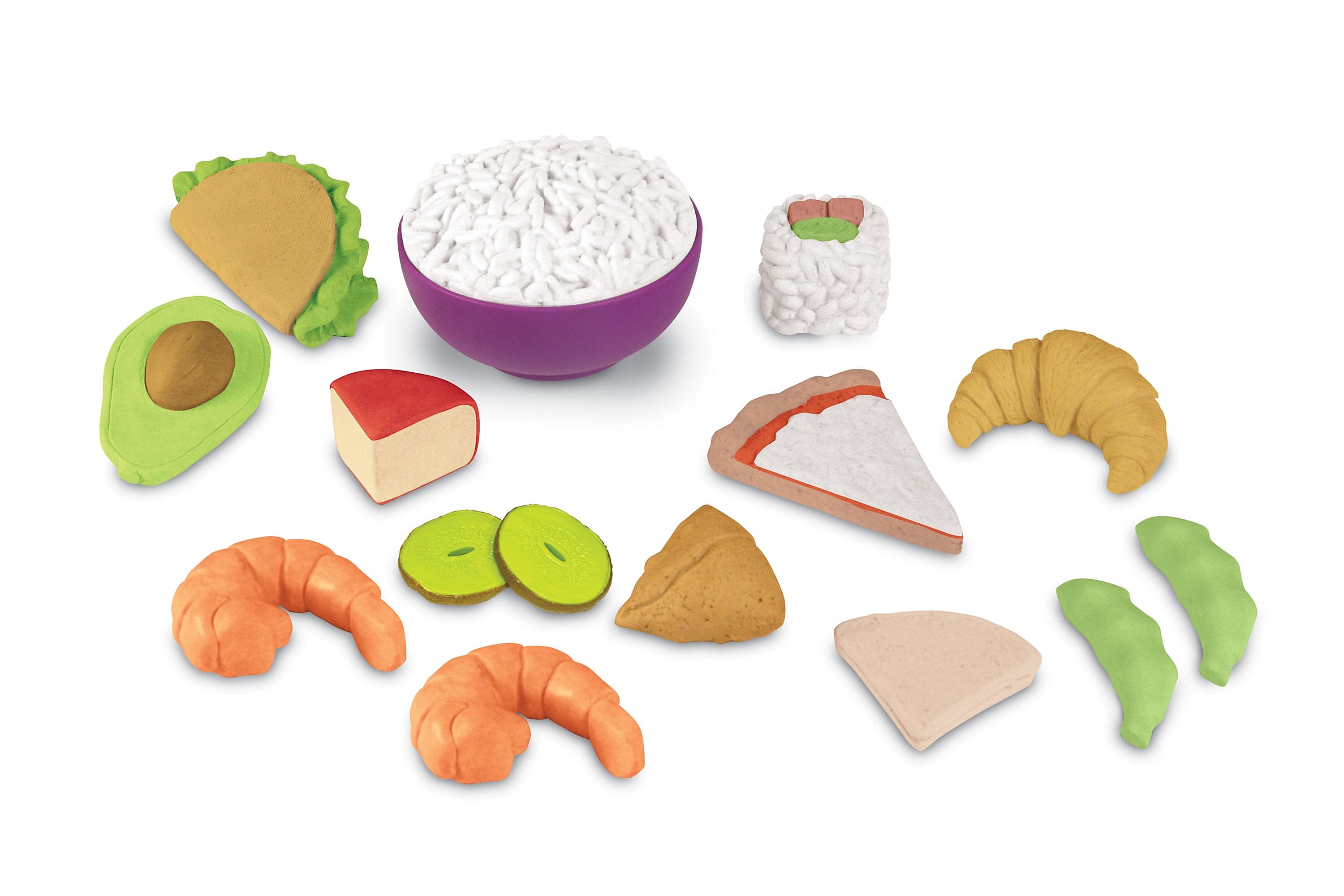 Learning Resources New Sprouts Multicultural Food Set, 15 piece ...