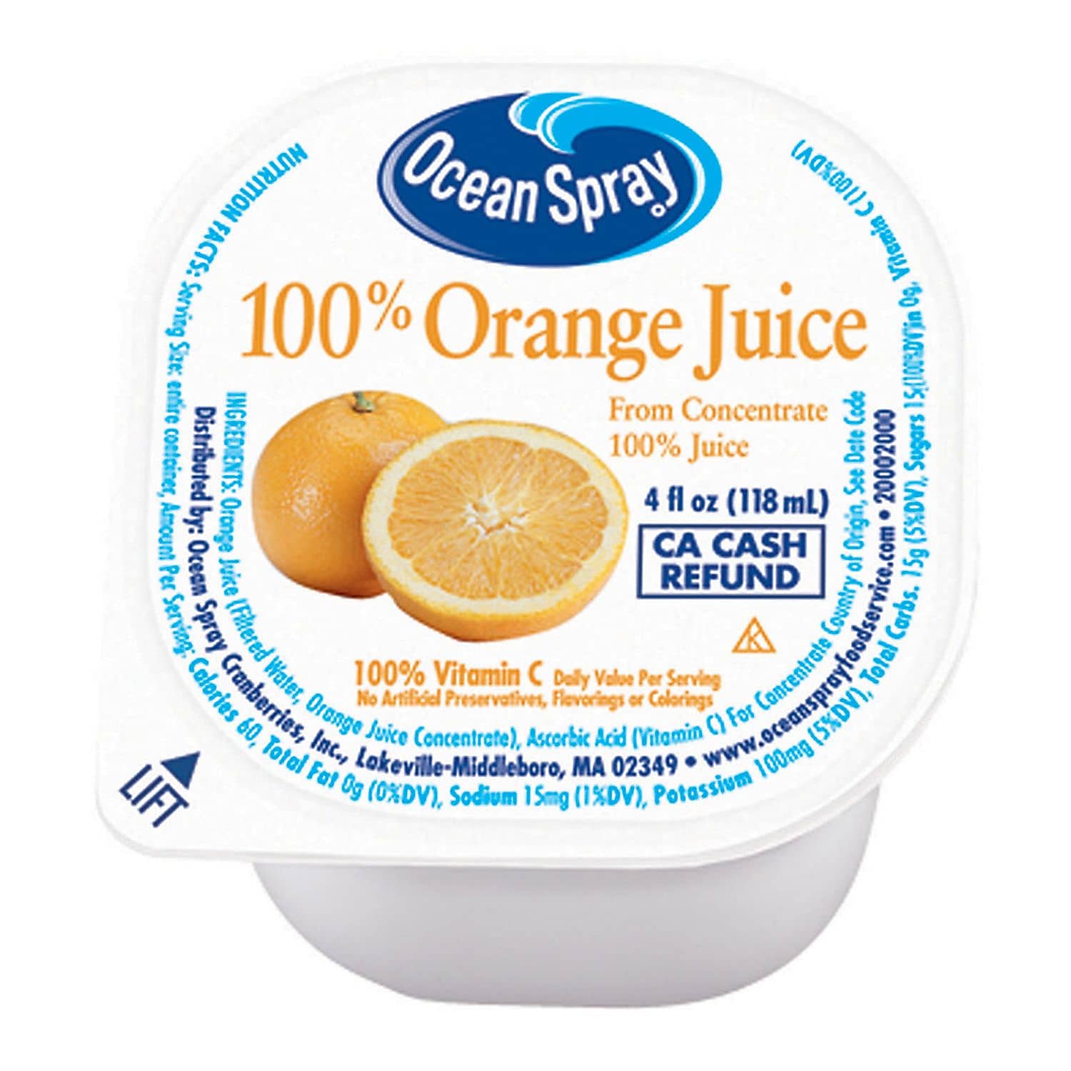 Ocean Spray Orange Juice, 4 oz., 48 Count – Personal Touch Cleaning and ...