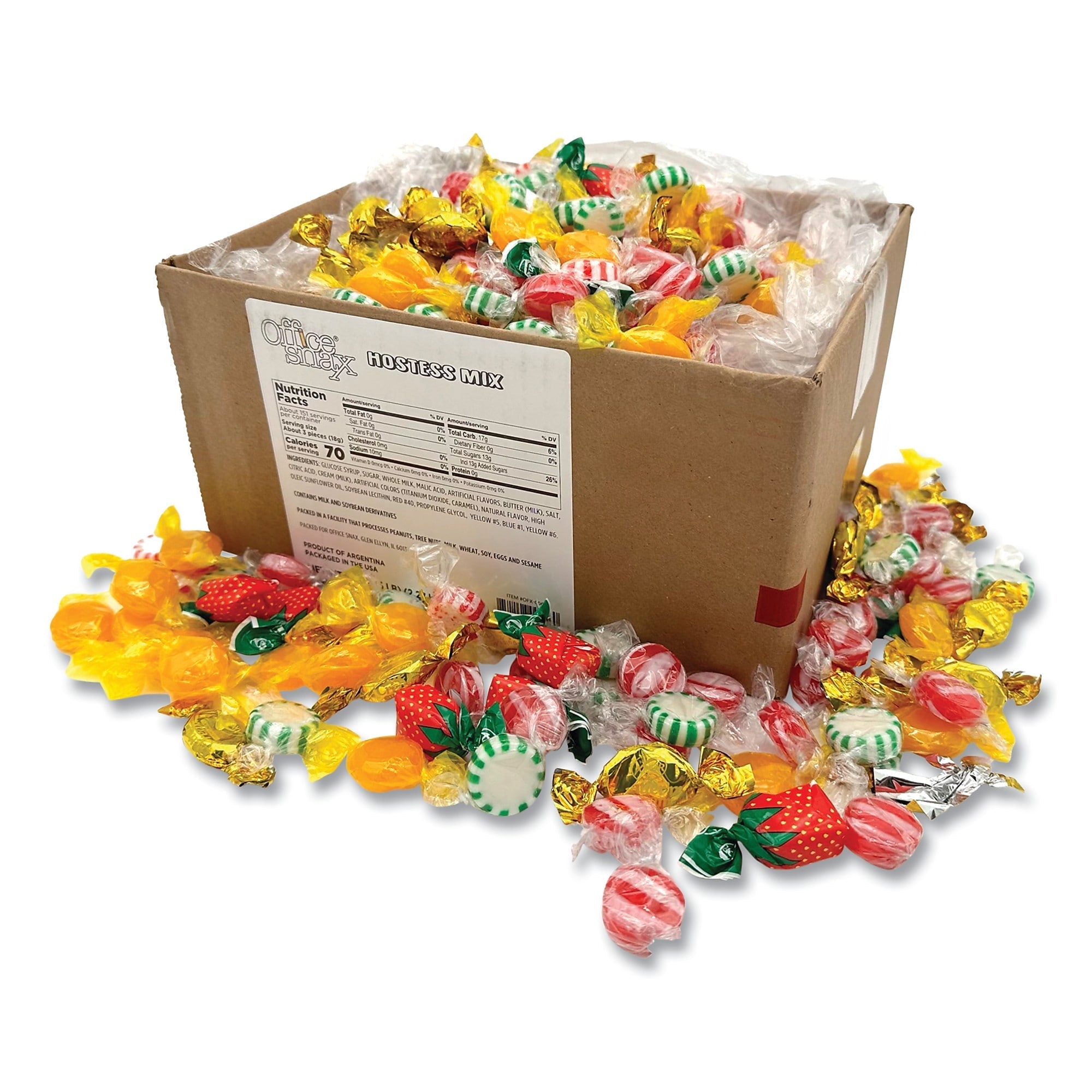 Office Snax Individually Wrapped Candy Assortments, Assorted Flavors ...