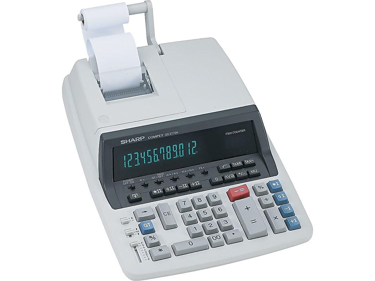 Sharp 12-Digit Desktop Calculator, White – Personal Touch Cleaning and ...