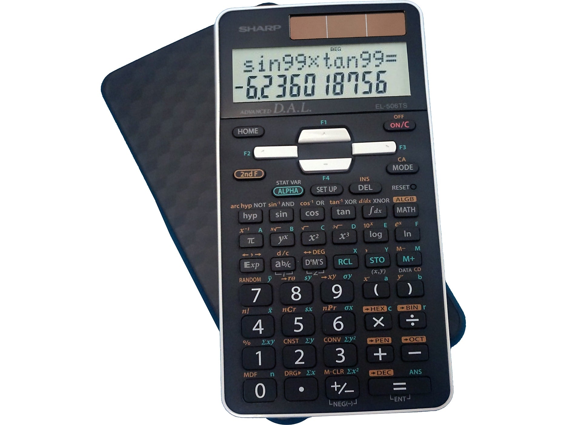 Sharp EL-506TSBBW 12-Digit Advanced Scientific Calculator, Black/White ...