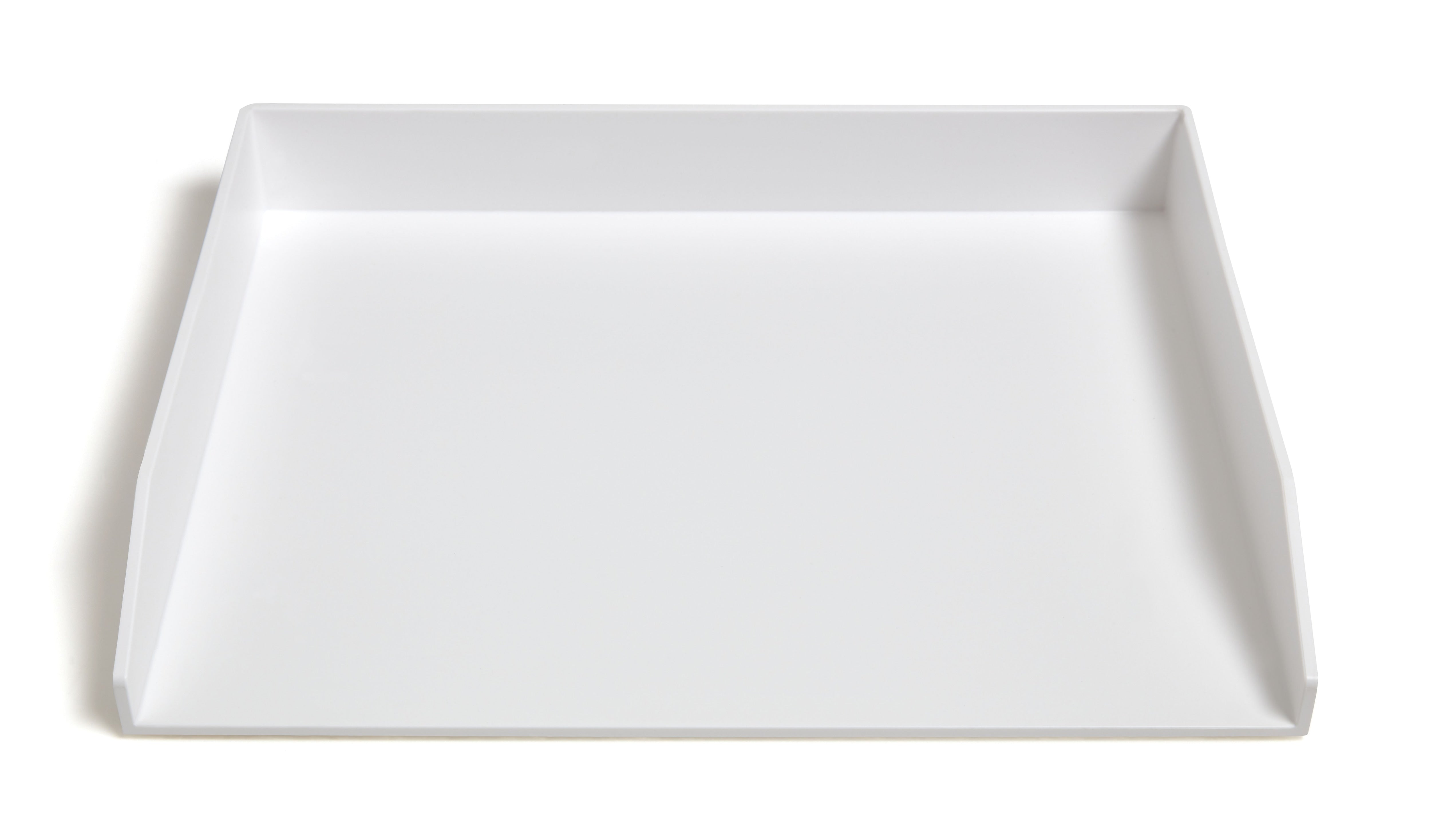 TRU RED™ Side Load Stackable Plastic Letter Tray, White – Personal ...